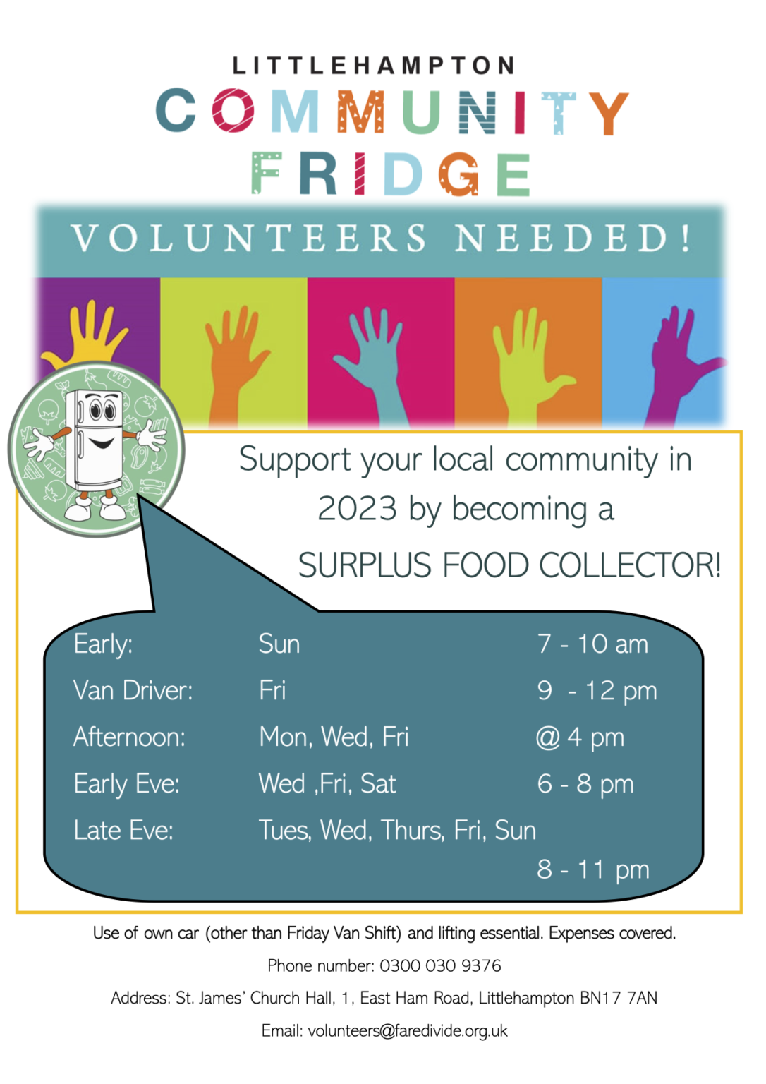 Littlehampton Community Fridge - FARE DIVIDE