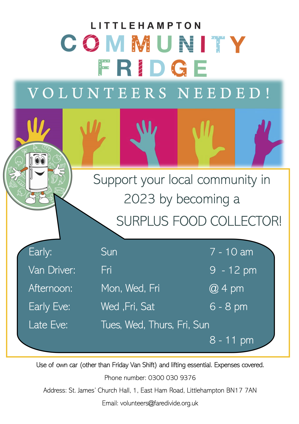 Littlehampton Community Fridge - FARE DIVIDE